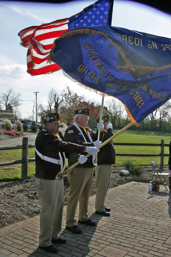 Color Guard at 11/11/11 Ceremony – VFW Post 10380